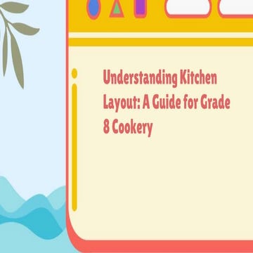 kitchen lay-out | PPTX