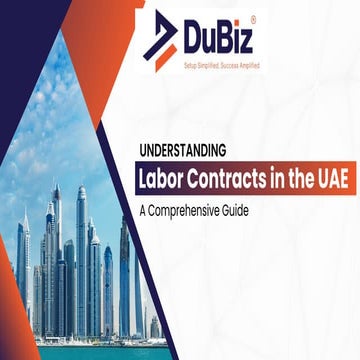 Understanding Labor Contracts in the UAE A Comprehensive Guide | PDF