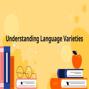 Understanding Language Varieties Ai Ppt Maker Pptx