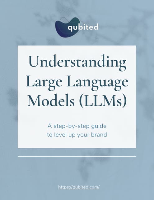 Large Language Models | How Large Language Models Work? | Introduction ...