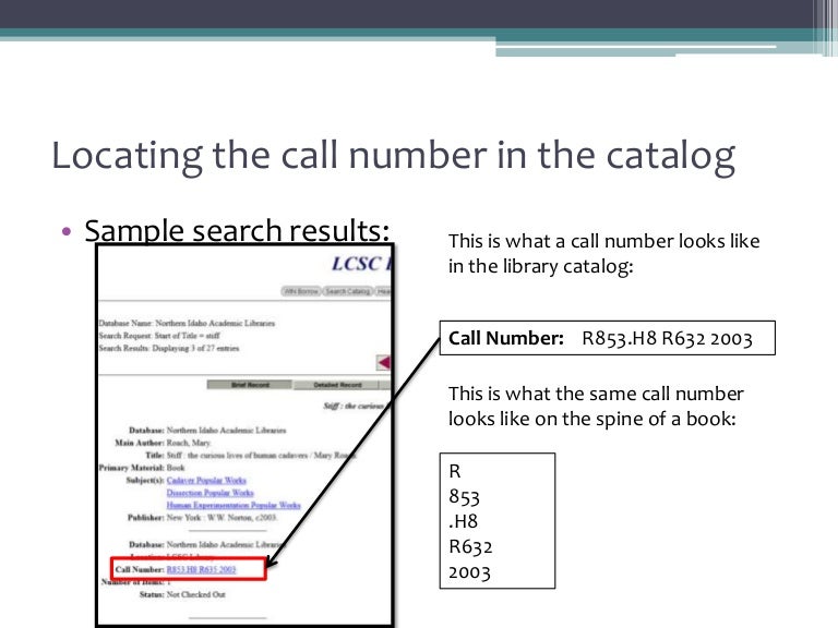 Understanding LC Call Numbers understanding-lc-call-numbers