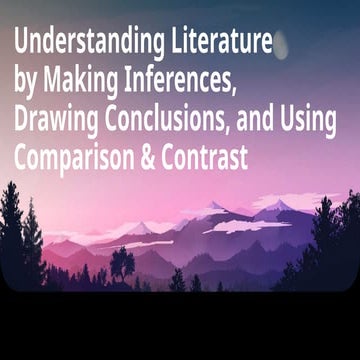 English 9 Understanding Literature pptx | PPTX