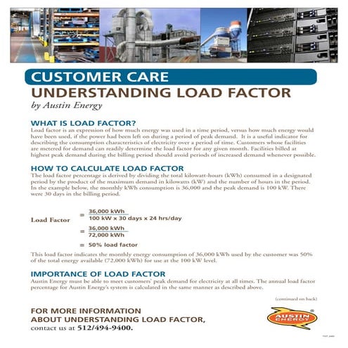 Understanding Load Factor | PDF