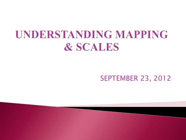 Types of Map Scales | PPTX