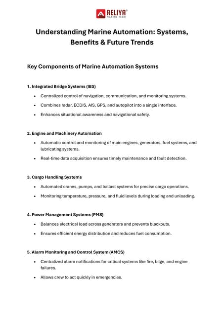 Marine Automation 2016 | PDF