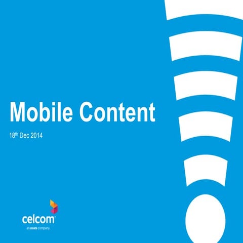 Understanding mobile content | PPT