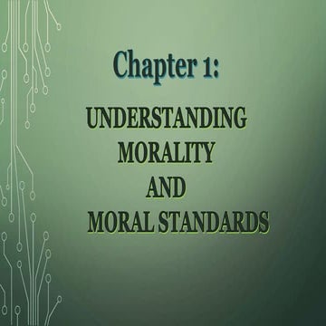 Understanding Morality Pptx