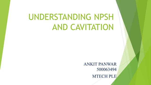 What is NPSH | PPTX