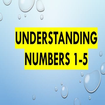 Understanding numbers one to five 1-5.pptx