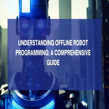 Mastering Offline Robot Programming: A Comprehensive Guide | PDF