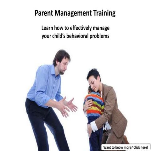 Understanding parent management training | PPTX