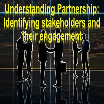 Understanding partnership presentation | PDF