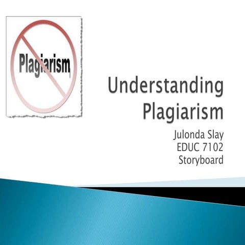 Understanding plagiarismv2 | PPTX