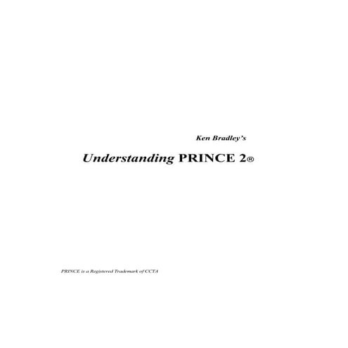 Understanding PRINCE 2® | PDF