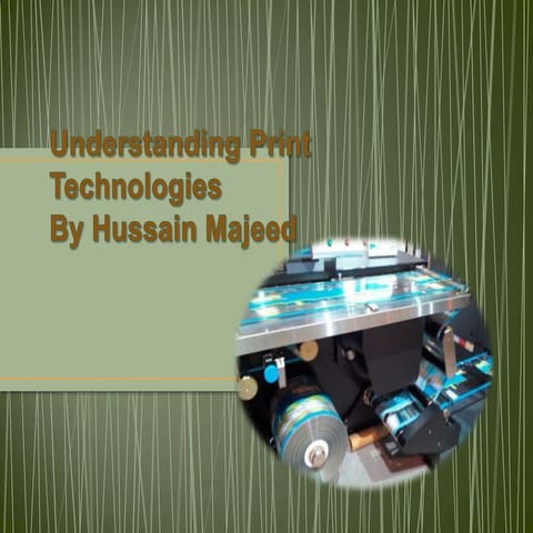 Understanding print technologies powerpoint | PPT