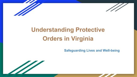 Protective Order Lawyers Fairfax virgina | PDF