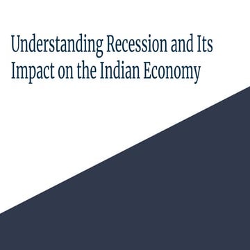 global recession and their impact on world economy | PPT
