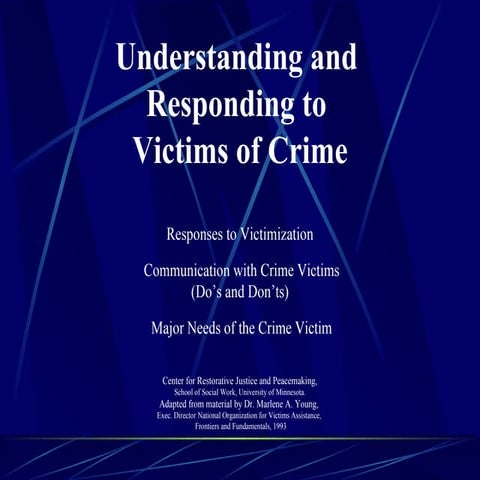Understanding responding to_victims | PPT