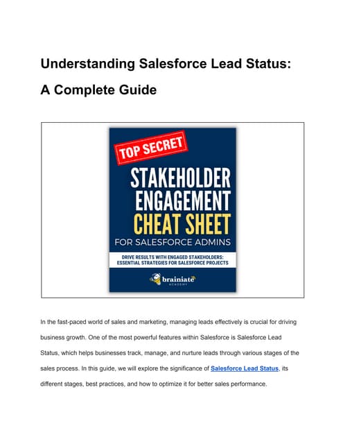 Change Management Starter Pack for Salesforce Admins | PDF