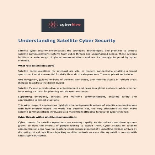 Understanding satellite cyber security - CyberHive.pdf