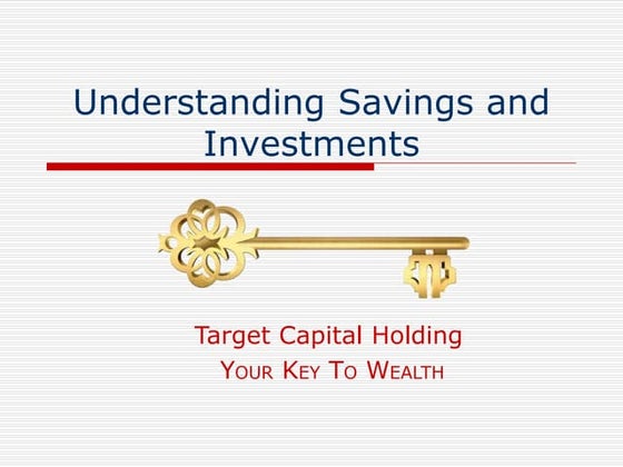 Savings | PPT