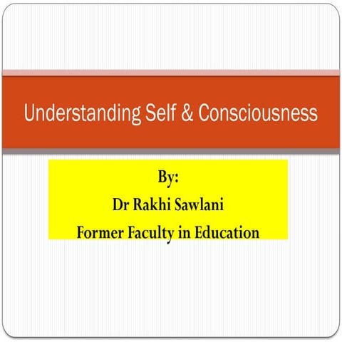 FORMATION AND TRANSFORMATION OF SELF (UNDERSTANDING THE SELF) | PPTX