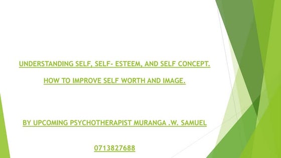 Presentation self esteem | PPTX