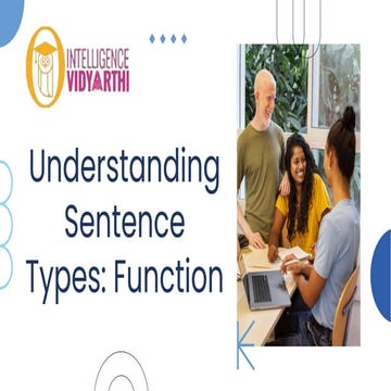 Understand Four main sentence functions in English | PPTX