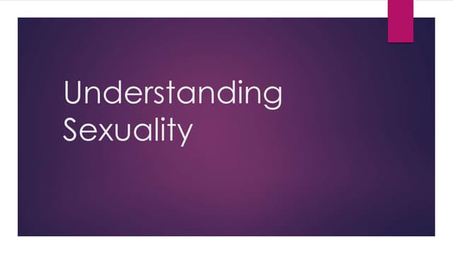Human sexual behaviors | PPTX