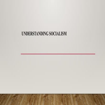 Understanding Socialism and people. Revised.pptx