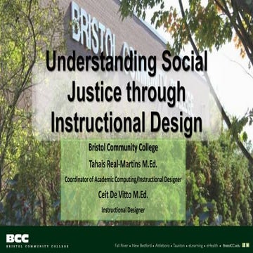Understanding social justice through instructional design | PPTX