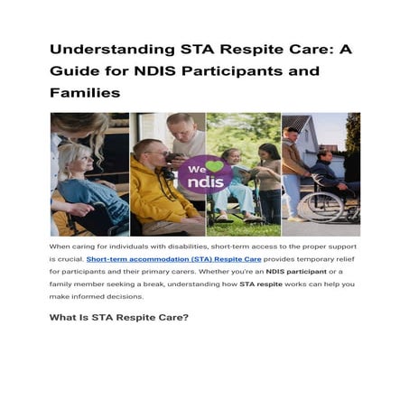 Understanding STA Respite Care_ A Guide for NDIS Participants and ...