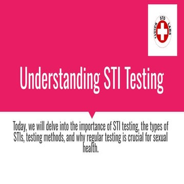 STIs: Facts, Risks, and Prevention Strategies | PDF