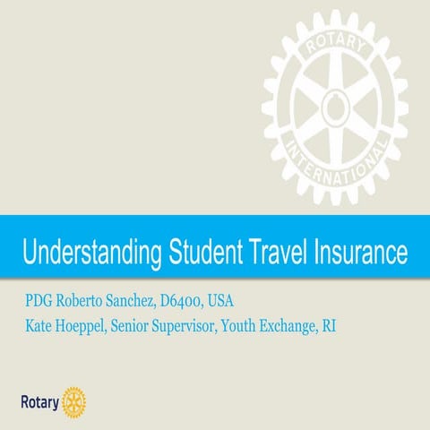 Understanding travel insurance | PPT | Free Download