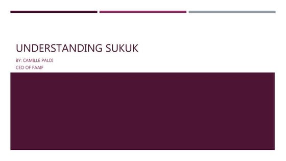 Types of sukuk | PDF