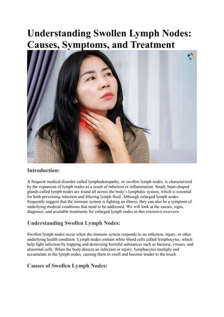 Lymphadenitis | PPTX | Ear, Nose and Throat Conditions | Diseases and ...