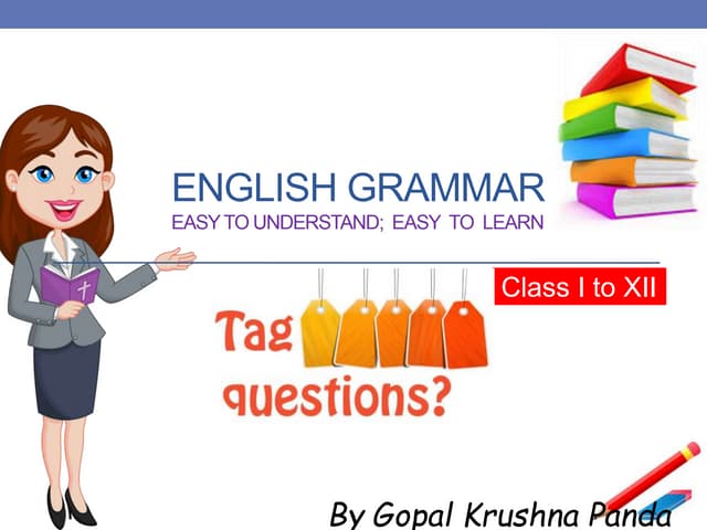 Tag questions | PPT
