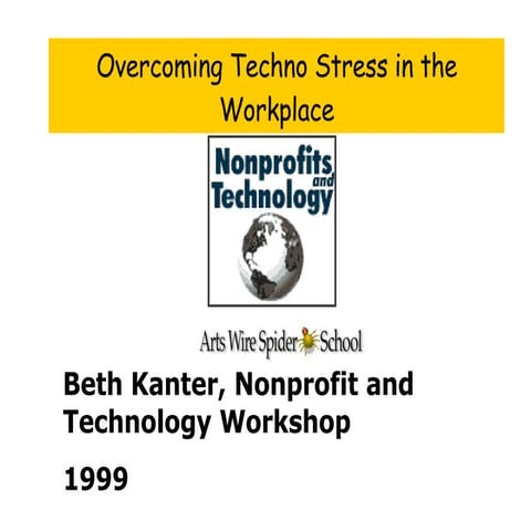 Understanding Techno Stress | PPT