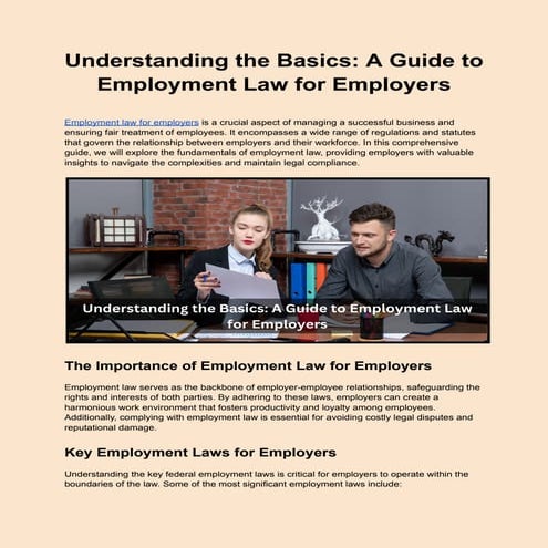 Understanding the Basics_ A Guide to Employment Law for Employers.pdf