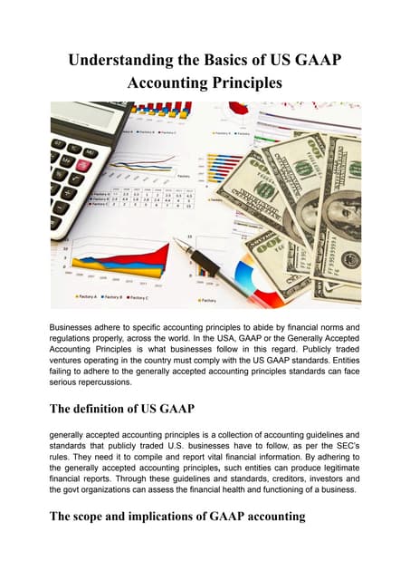 Generally Accepted Accounting Principles.pdf | Stocks and Bonds ...