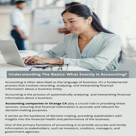 Understanding The Basics: What Exactly Is Accounting? | PDF