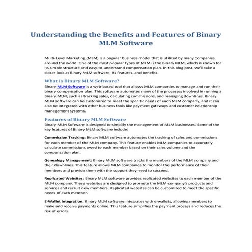 Understanding the Benefits and Features of Binary MLM Software.pdf