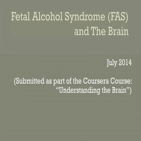 Understanding the brain final project - fas | PDF | Pregnancy ...
