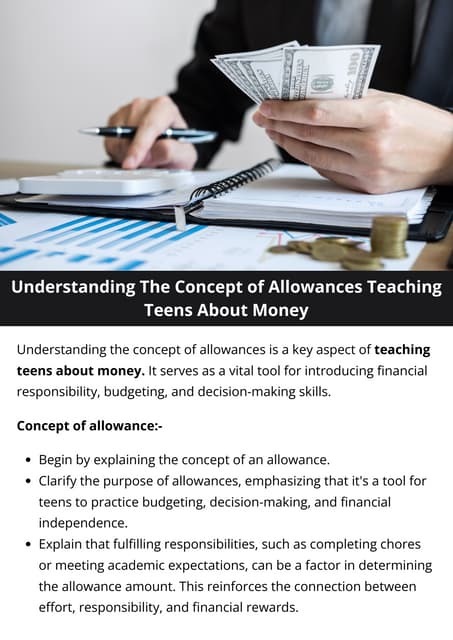 How Providing Allowance Can Help Teaching Kids About Money? | PDF