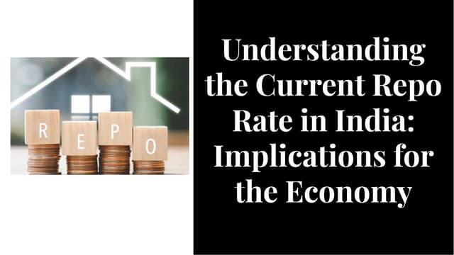 Understanding the Repo Rate and It's Meaning | PDF