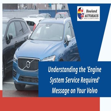 Understanding the 'Engine System Service Required' Message on Your ...