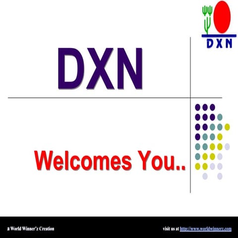Introduction to dxn international | PPT