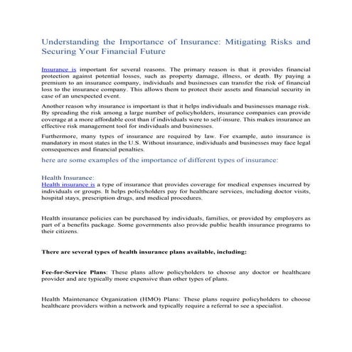 Understanding the Importance of Insurance.pdf