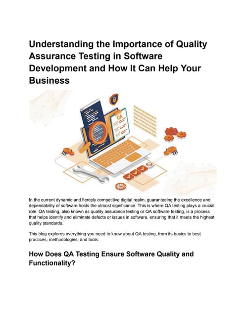 Roles And Responsibilities Of Qa In Software Development Pdf
