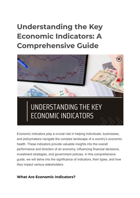 Economic Indicators | PPTX